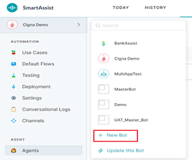 Create a Bot – SmartAssist -v2