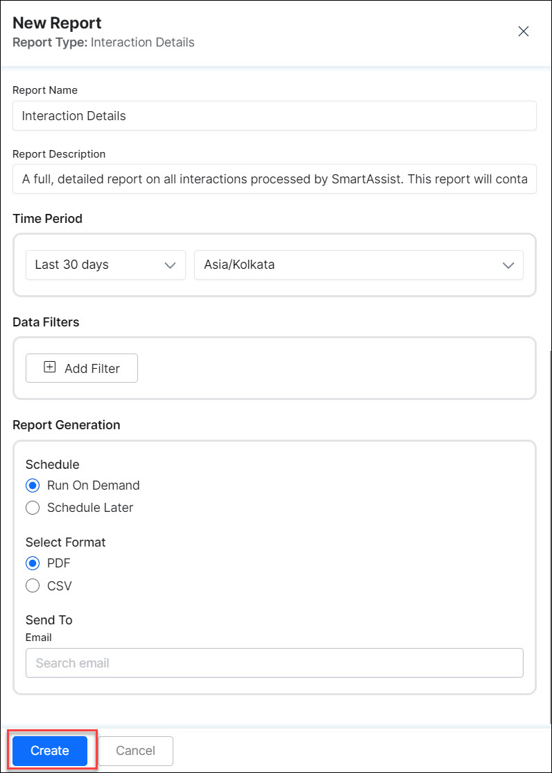 Create and Management Reports – SmartAssist
